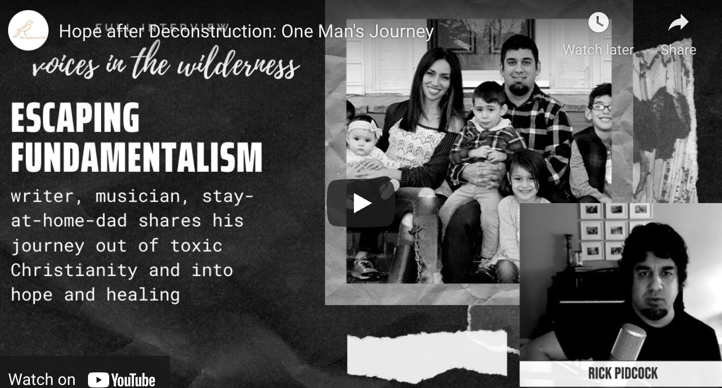 Interview: "Hope after Deconstruction: One Man's Journey" - Rick Pidcock